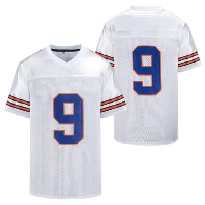 China OEM Men's 100% Polyester Jersey Basketball Uniforms V Neck Short Sleeve Football Shirts for sale