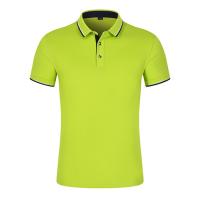 China Temperament Slim OEM T Shirts Yellow Cotton Ladies Golf Polo Shirts For Running for sale