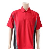 China 210gsm GYM Polyester OEM T Shirts 4XL Custom Work Polo Shirts With Logo for sale