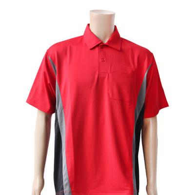 China 210gsm GYM Polyester OEM T Shirts 4XL Custom Work Polo Shirts With Logo for sale
