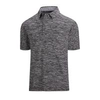 China Business Leisure OEM T Shirts Gray Lapel Polo Work Shirts With Company Logo for sale