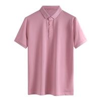 China Lapel Collar Males Solid Color Rugby Shirts 180gsm Ice Thread Plus Size Polo Shirt for sale