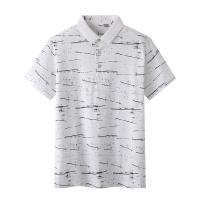 China Stripe Business OEM T Shirts Comfortable Short Sleeve POLO Shirt For Men for sale