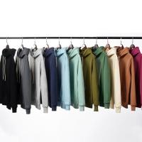 China Custom XS To 4XL Unisex 100% Cotton Blank Hoodies With Pocket for sale