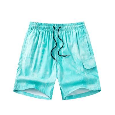 China Men's thin breathable sports shorts printed casual beach pants for sale