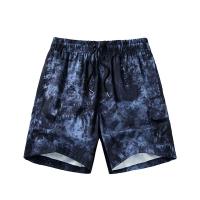 China Men's thin breathable sports shorts printed casual beach pants for sale