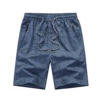 China Summer men's casual stylish washed cotton beach pants for sale