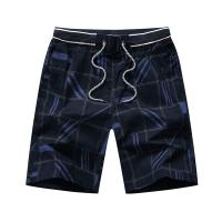 China Summer Checked Five - Cent Pants Washed Cotton Shorts For Men for sale