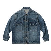 China Factory OEM Vintage Multi-Pocket Heavy Duty Wash Denim Jacket Jacket For Men for sale