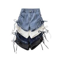 China Factory Customized Summer Denim Shorts Women Wide Leg Loose Pants Women for sale