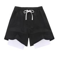 China 2022 New Fake Two Piece Sports Casual Basketball Shorts Sports Pants Men for sale