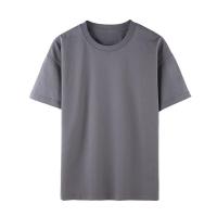 China 240 G Fashion Short Sleeve Round Collar Large Size Cotton T-Shirt for sale
