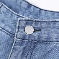China Bespoke Manufactuer Autumn High Waisted Blue Wide Leg woman Jeans for sale