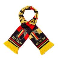 China Oem Factory Manufacturer Custom Logo National Soccer Scarf Qatar Espana Brazil Portugal France Football Fans Scarves for sale