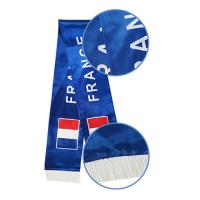 China 100% Polyester National Soccer Scarf Custom Apparel Accessories for sale