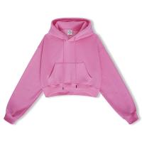 China Factory Directly Customized Fashion Trends Oversized Cropped Pullover Hoodie for sale