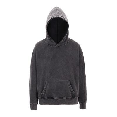 China Printing Ecosmart Unisex Vintage Wash Fleece Pullover Hooded Sweatshirt S 5XL for sale