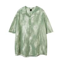 China OEM maufactory  Shirt short -sleeved menin Europe and the United States new loose  half -sleeved cardigan top for sale