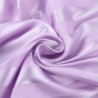 China 2022 Summer customized shirt pajamas set purple stripes long-sleeved silk pajamas set for ladies home wear for sale