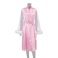 China OEM maufactory  Summer Cross Border Fashion Feathers Ginseng Purple Pajamas Women'S for sale