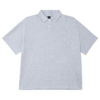 China 80% Cotton Simple Solid Color Letter Embroidered Short Sleeve Polo T-Shirt For Men for sale