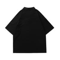 China Custom 100% Pure Cotton Letter Printed Polo Shirt Short Sleeved T-Shirt For Men for sale