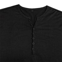 China 2021 Trend Fashionable Solid Short T-Shirt For Men V-Neck T-Shirt For Men for sale