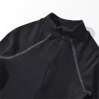 China 2023 Spring Double Sided German Velvet Raglan Sleeve Zipper Bottom Top Women'S T-Shirt for sale