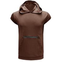 China OEM maufactory New Polyester Short Sleeve Sports Sweatshirts Men'S Pure Color For Sports for sale
