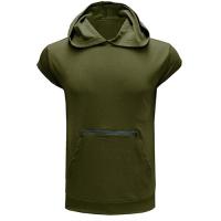 China OEM maufactory New Polyester Short Sleeve Sports Sweatshirts Men'S Pure Color For Sports for sale