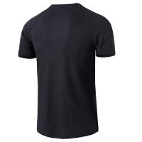 China Summer New Cotton Loose Round Neck Men's Short Sleeve Solid T-Shirt for sale