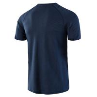 China Summer New Cotton Loose Round Neck Men's Short Sleeve Solid T-Shirt for sale