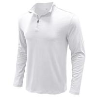 China OEM maufactory  Autumn Winter European American Stand Up Collar Solid Color POLO Men'S Long Sleeve for sale