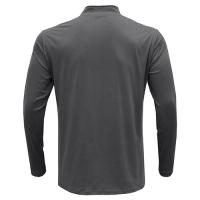 China OEM maufactory  Autumn Winter European American Stand Up Collar Solid Color POLO Men'S Long Sleeve for sale