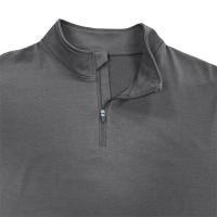 China OEM maufactory  Autumn Winter European American Stand Up Collar Solid Color POLO Men'S Long Sleeve for sale