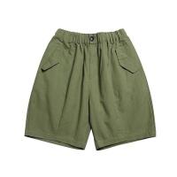 China OEM maufactory  Summer men's solid color front bag shorts  loose straight tube work pants for sale