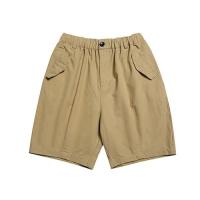 China OEM maufactory  Summer men's solid color front bag shorts  loose straight tube work pants for sale