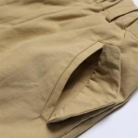 China OEM maufactory  Summer men's solid color front bag shorts  loose straight tube work pants for sale