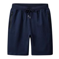 China Summer Sports Shorts Men's Capris Loose Large Cotton Knitted Pants elastic thin for sale