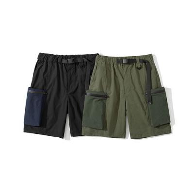 China Summer Casual Men'S Shorts Loose Large Pocket Color Contrast Trend Pants for sale