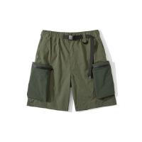 China Summer Casual Men'S Shorts Loose Large Pocket Color Contrast Trend Pants for sale