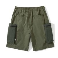 China Summer Casual Men'S Shorts Loose Large Pocket Color Contrast Trend Pants for sale