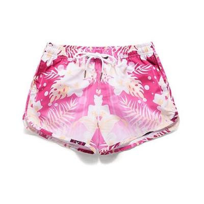 China OEM maufactory New Wide Leg Shorts Hot Pants Printed Flowers Totem Large Size Women'S Clothing for sale