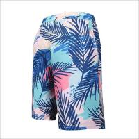 China OEM maufactory  Summer Beach Print Polyester Shorts Quick Dry For Men Shipping By Sea for sale