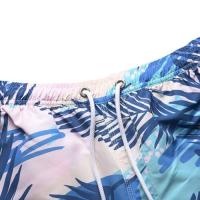 China OEM maufactory  Summer Beach Print Polyester Shorts Quick Dry For Men Shipping By Sea for sale