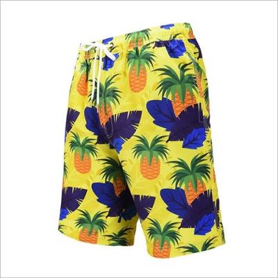 China OEM maufactory  New Summer Beach Pants Men'S Loose Yellow Shorts Youth Thin Model for sale