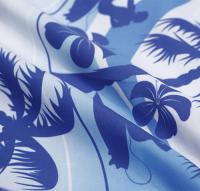 China Beach Summer Elastic Waist Men'S Blue Coconut Tree Five Point Shorts Quick Drying for sale