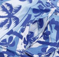 China Beach Summer Elastic Waist Men'S Blue Coconut Tree Five Point Shorts Quick Drying for sale