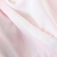 China OEM maufactory  Oil Painting Rose Printed Pleated V Neck Polyester Short Sleeve Dress for sale