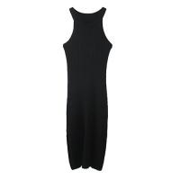China OEM maufactory  Summer Narrow Shoulder Vest Skirt Sleeveless New Side Split Pits Sexy Hip Skirt for sale